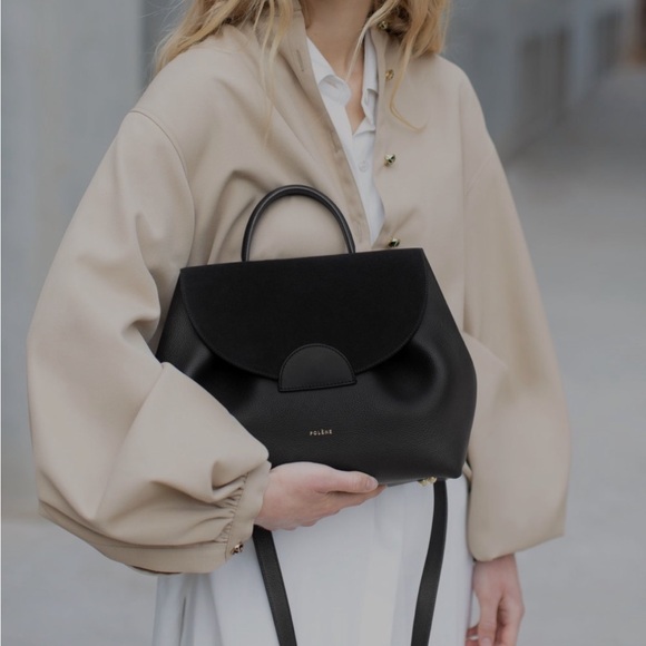 Polene | Bags | Polene Numro Un Trio Black Purse | Poshmark